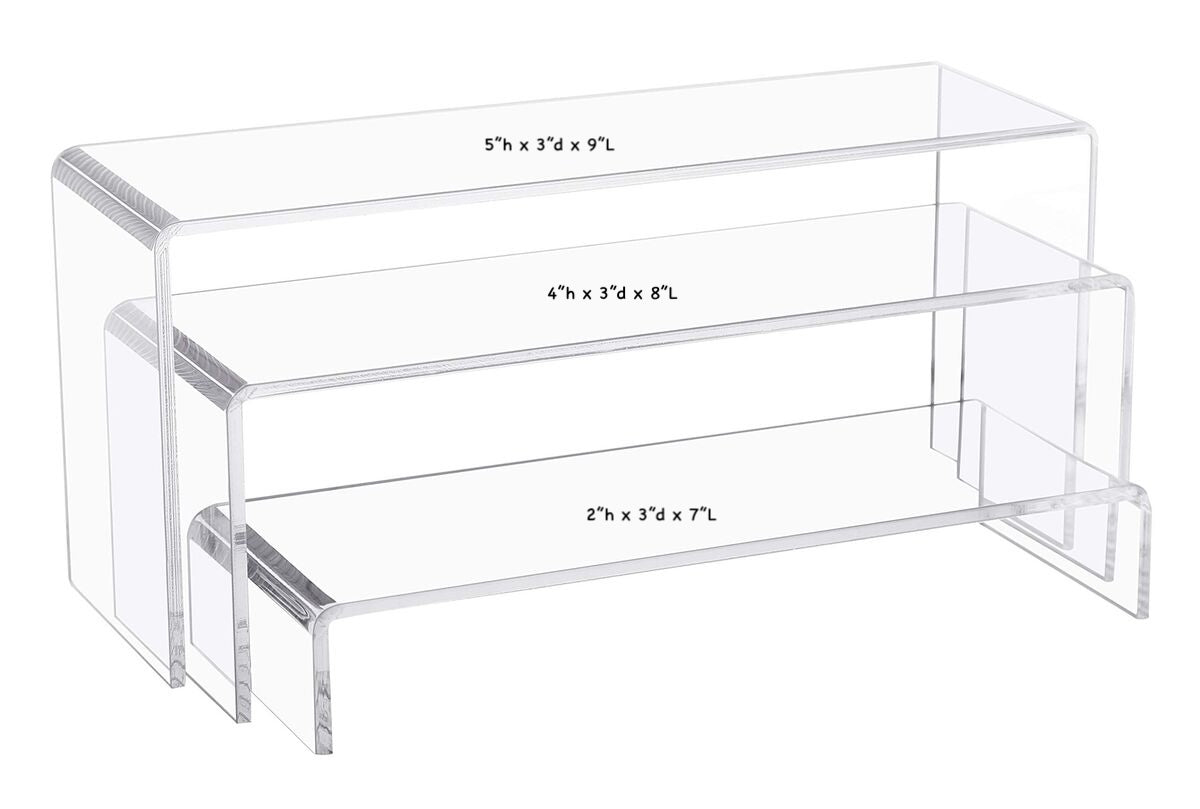 Saddle Risers - Clear and Frost – Sd&f