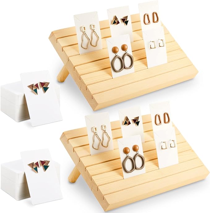 Earring card display stand store