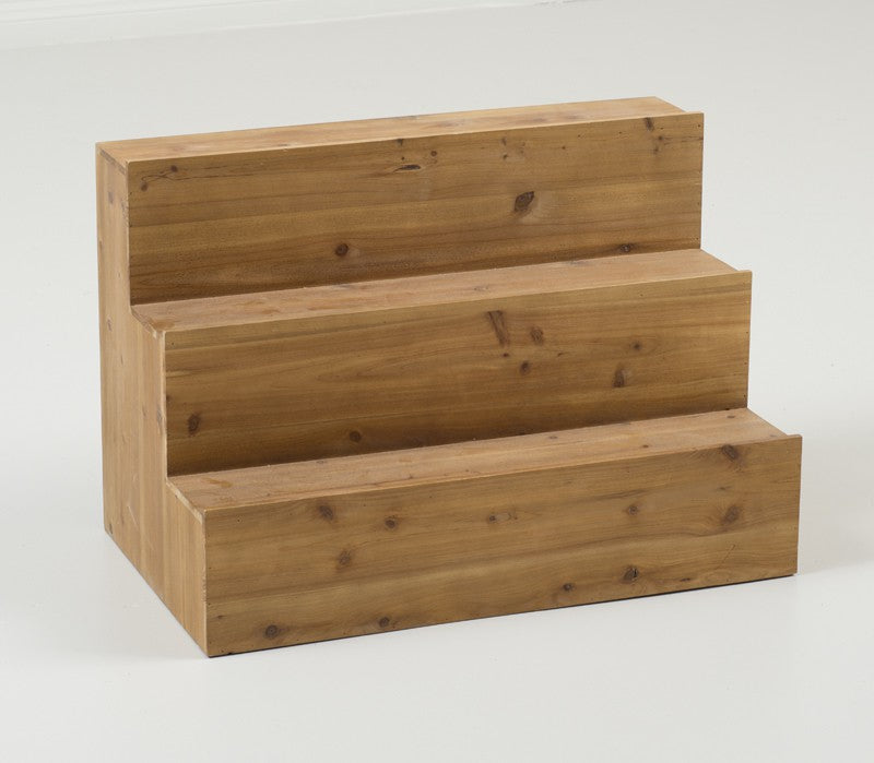 Wooden Large 3 Step Display – Sd&f