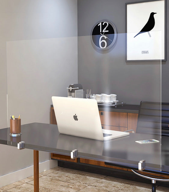 Desk Clamp Sneeze Guard – Sd&f